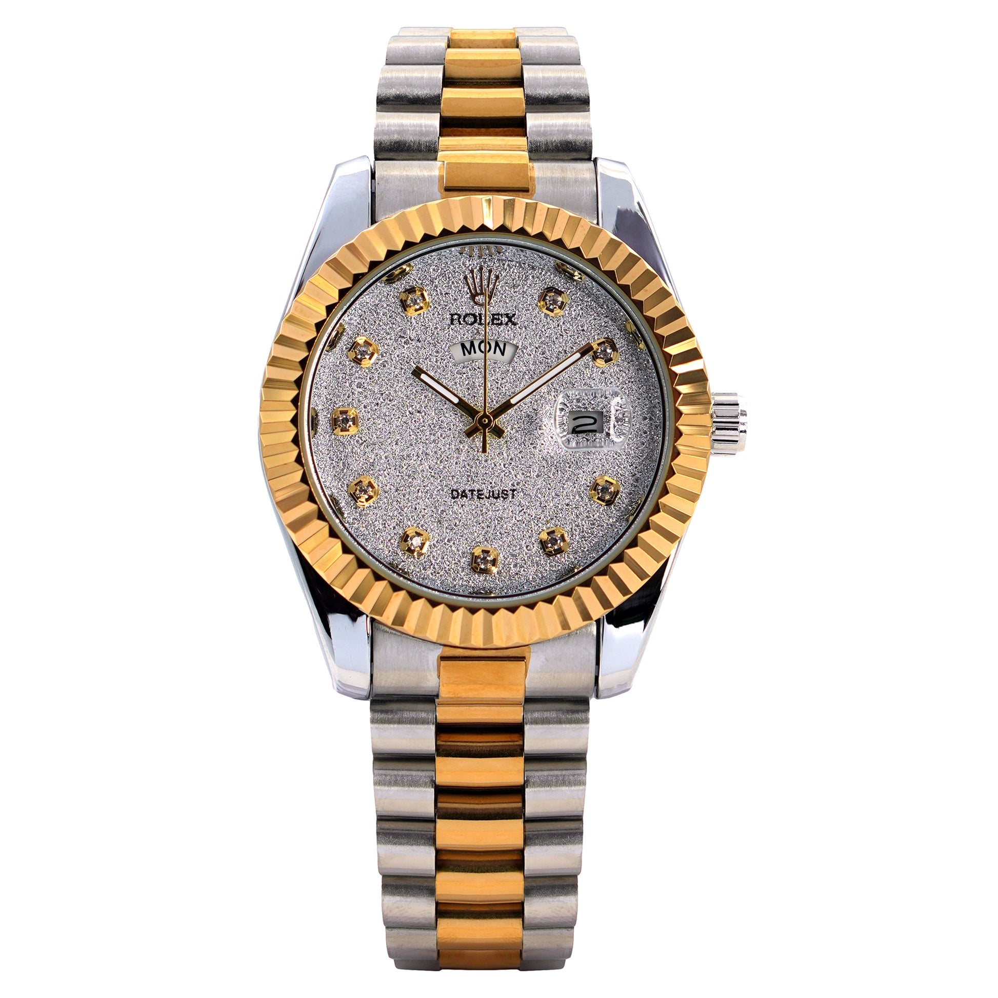 Premium Quality Day Date Quartz Watch | RLX Watch C50 – handyfashionbd.com
