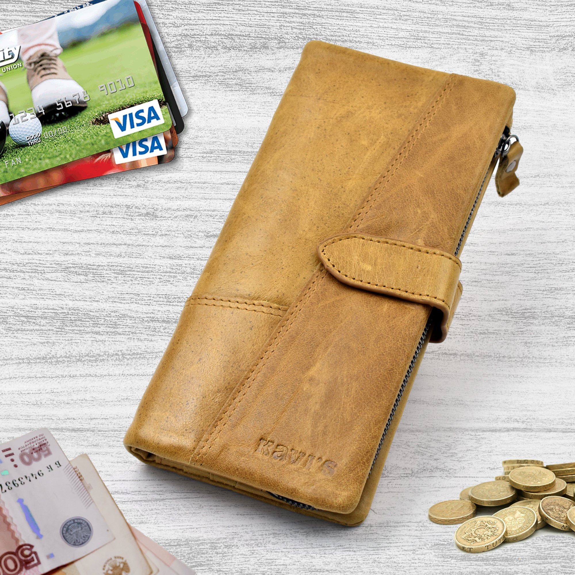 Original KAVI's Long Wallet | Original Leather Imported From China | K ...