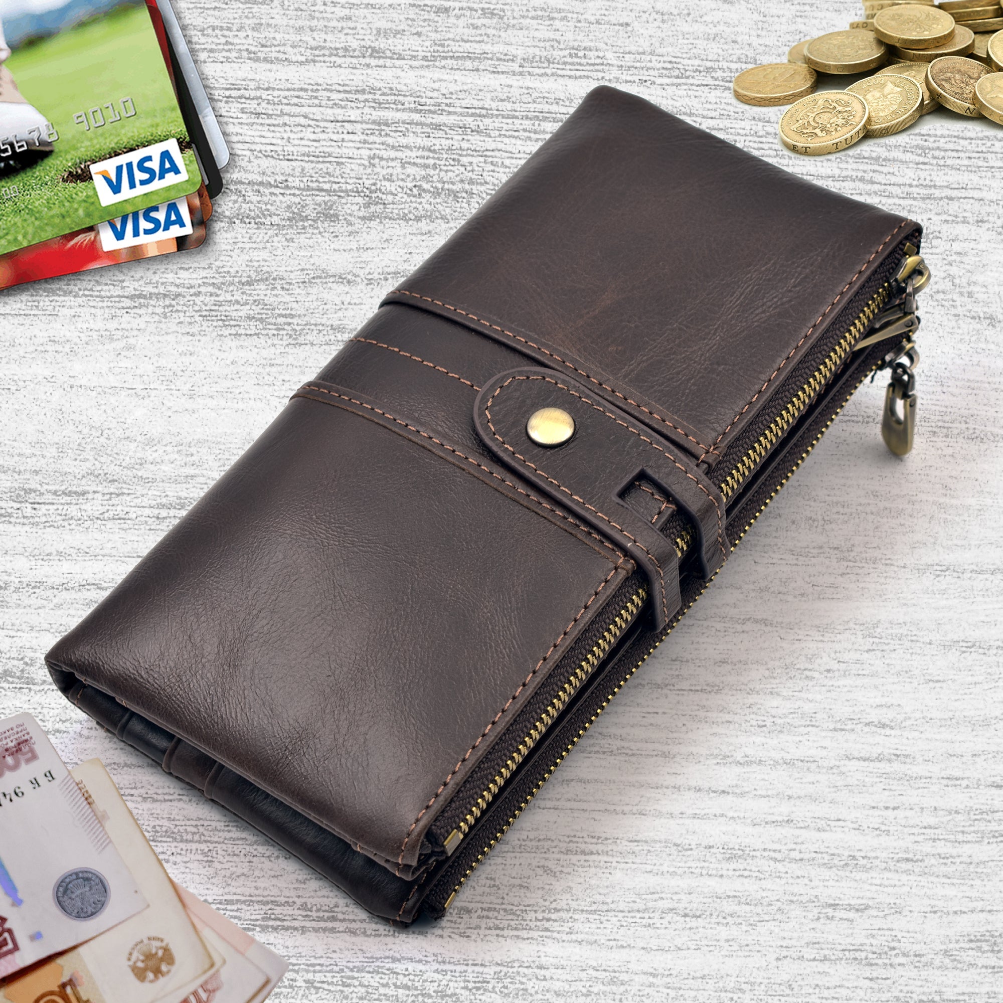 Original KAVI's Long Wallet | Original Leather Imported From China | K ...