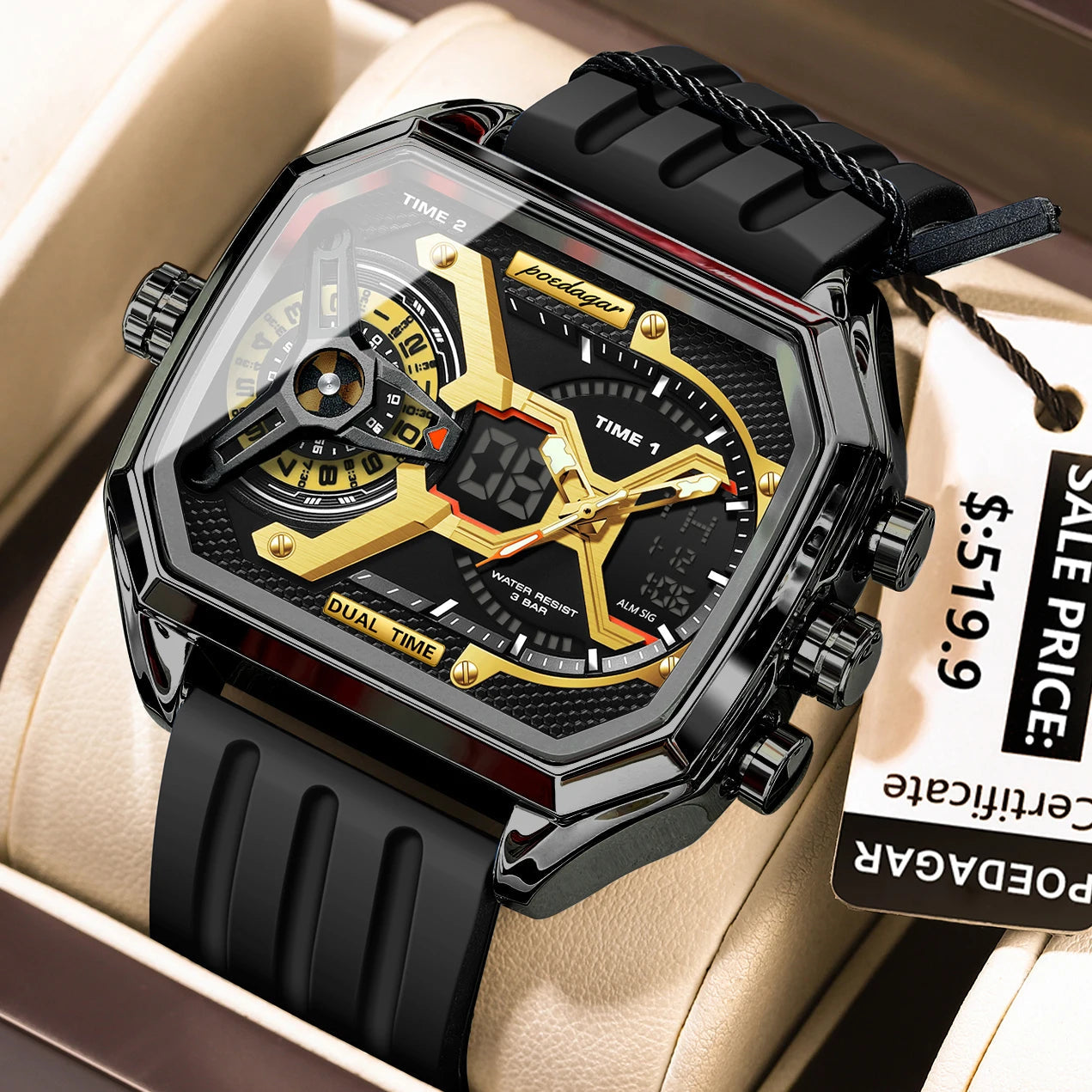 Original Poedagar Watch | 100% Authentic | Poedagar E106 D ...